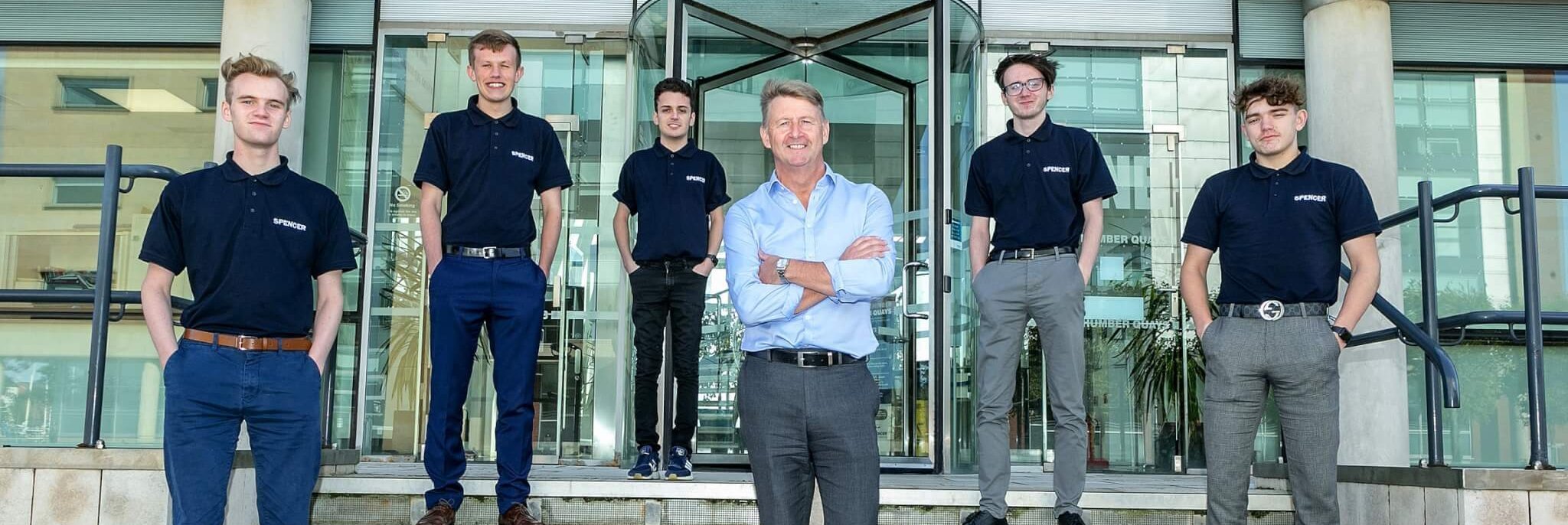Five more apprentices begin Spencer Group training journey - Spencer Group